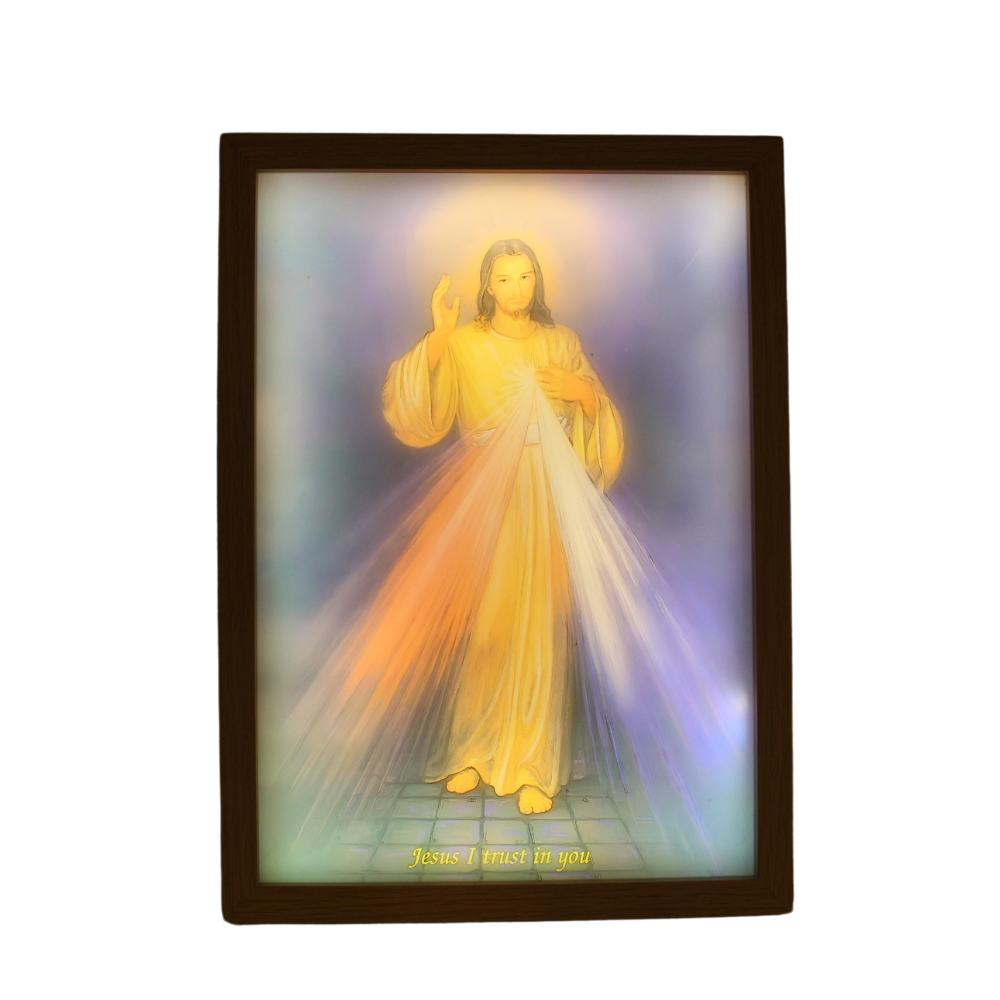 Holy Picture Wall/Table Light Box - Divine Mercy – G to G Enterprise