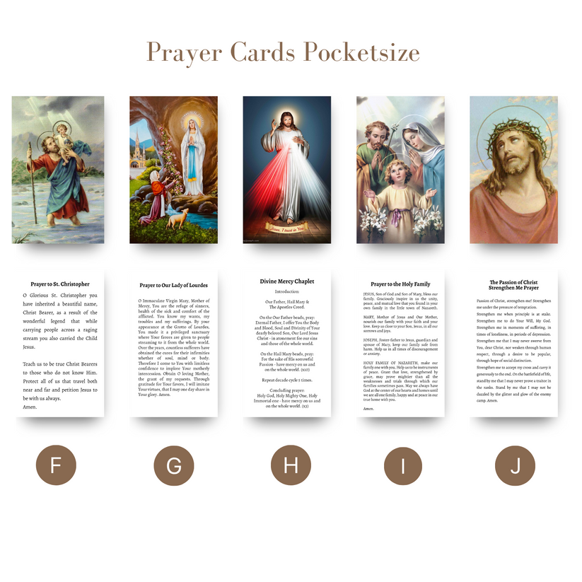 Prayer Cards, Pocketsize – G to G Enterprise