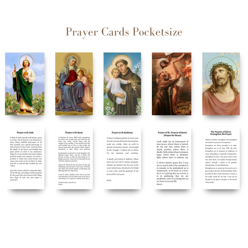 Stainless Steel Catholic Pocket Medal Prayer Kit – G to G Enterprise