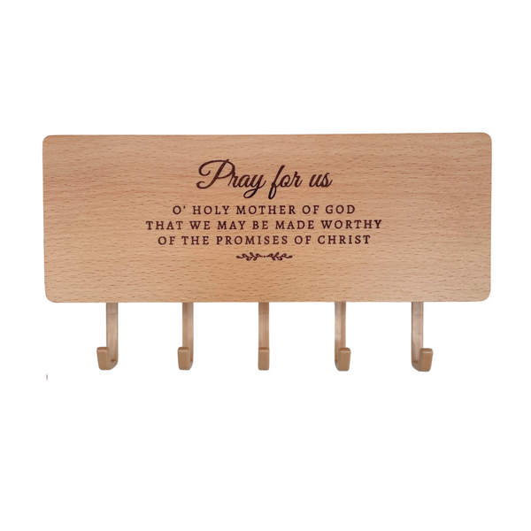 Wooden Wall Rosary Hanger/Rack (Personalisation Available) – G to G ...